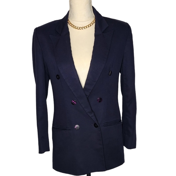 Michelle Stuart | Jackets & Coats | Michelle Stuart Navy Blazer Size 6 ...